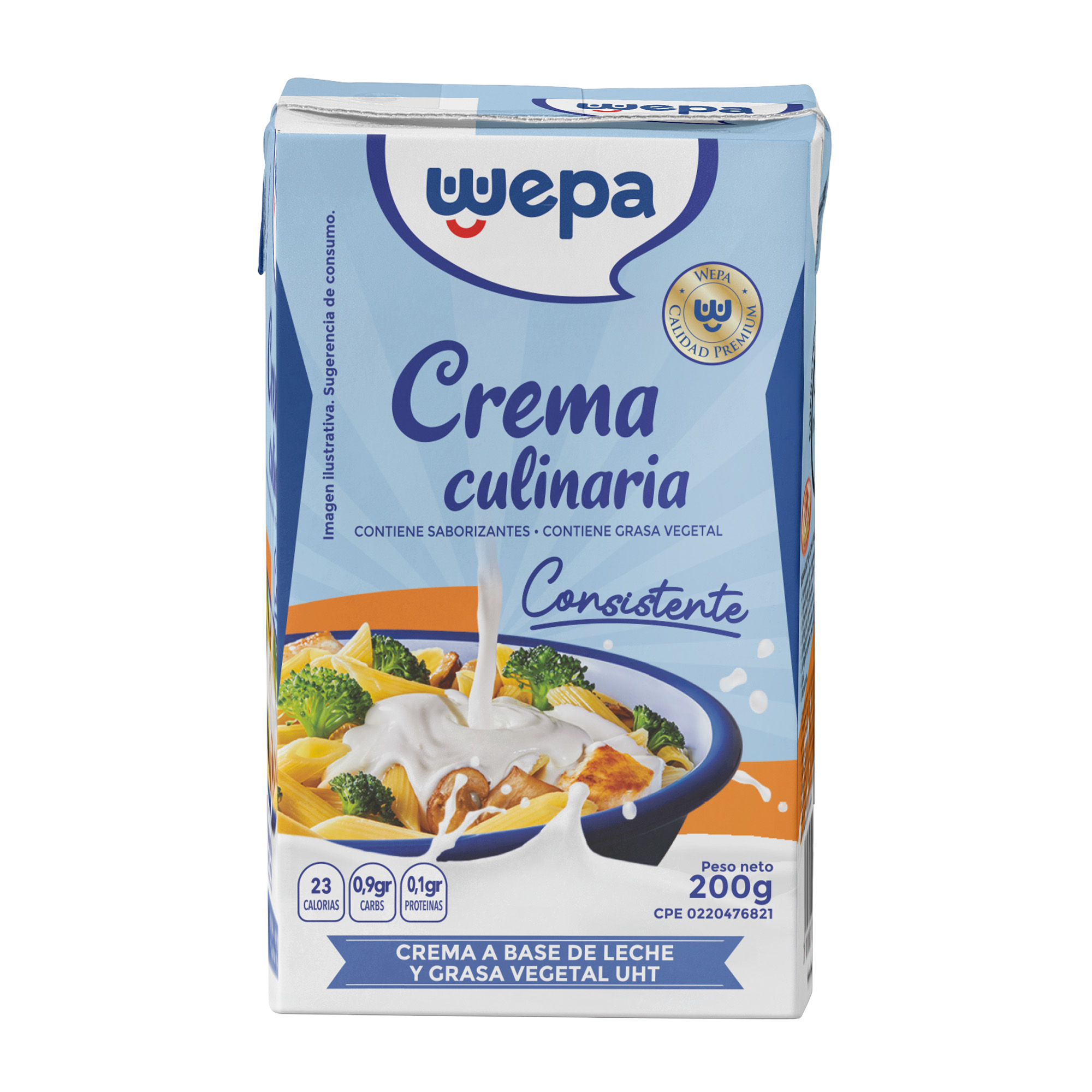 WEPA Crema de leche culinaria UHT - 200g - Wepa Foods